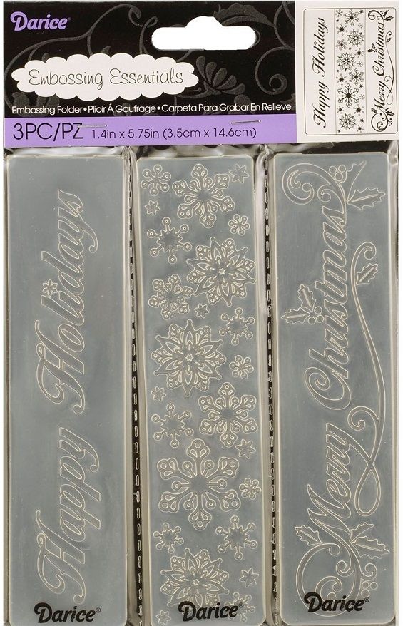 DARICE Emboss Folder - Папки за релеф 3 x 35 х 145 мм. DARICE Emboss ...