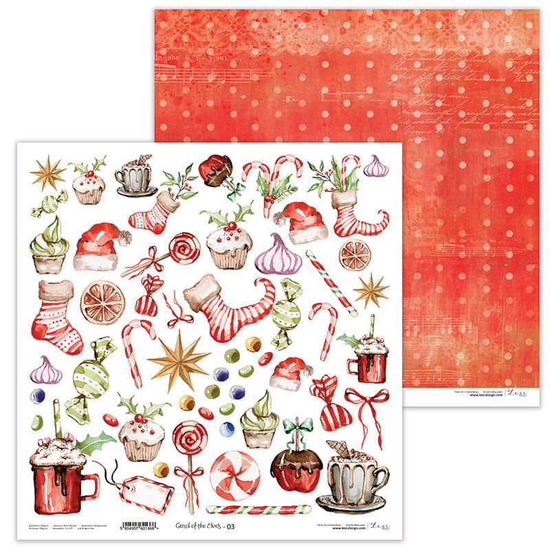 Lexi Design, Set of Double Face Sheets 6 - Carol of the Elves ...